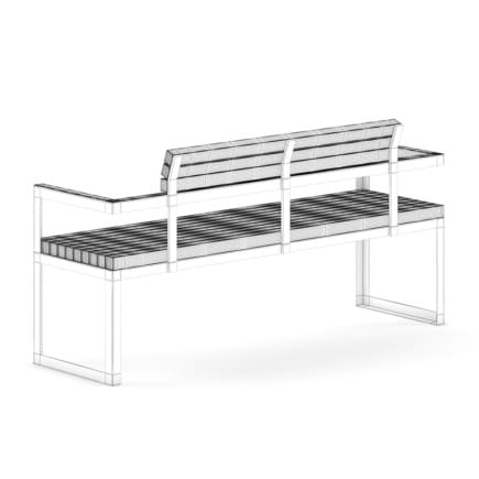 Wooden Bench 2 - CGAxis - 3D models, PBR, HDRI for your 3D ...