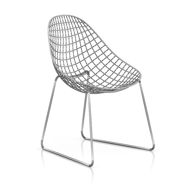 Metal Mesh Chair- 3D Model from CGAxis