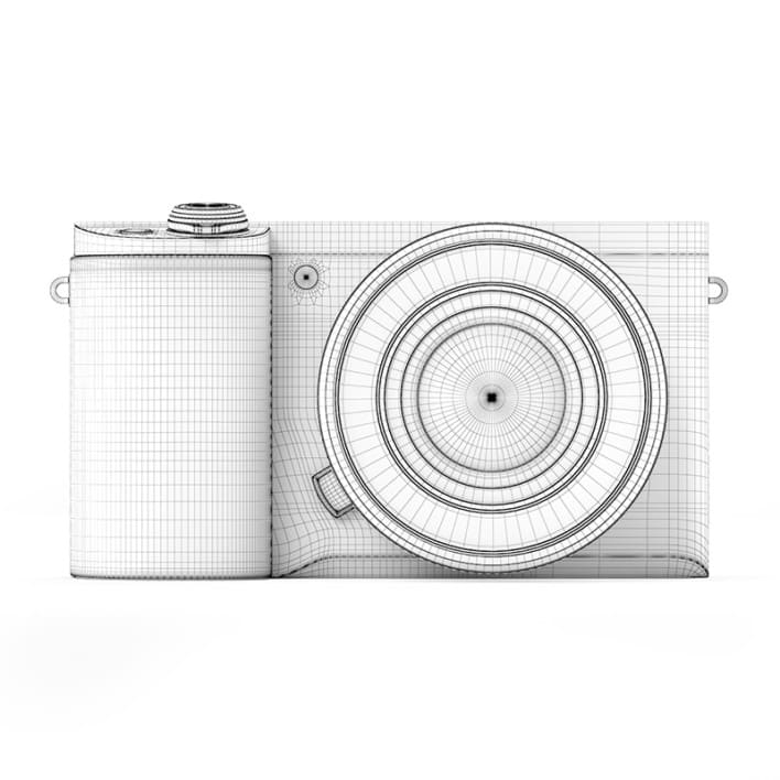 Silver digital camera