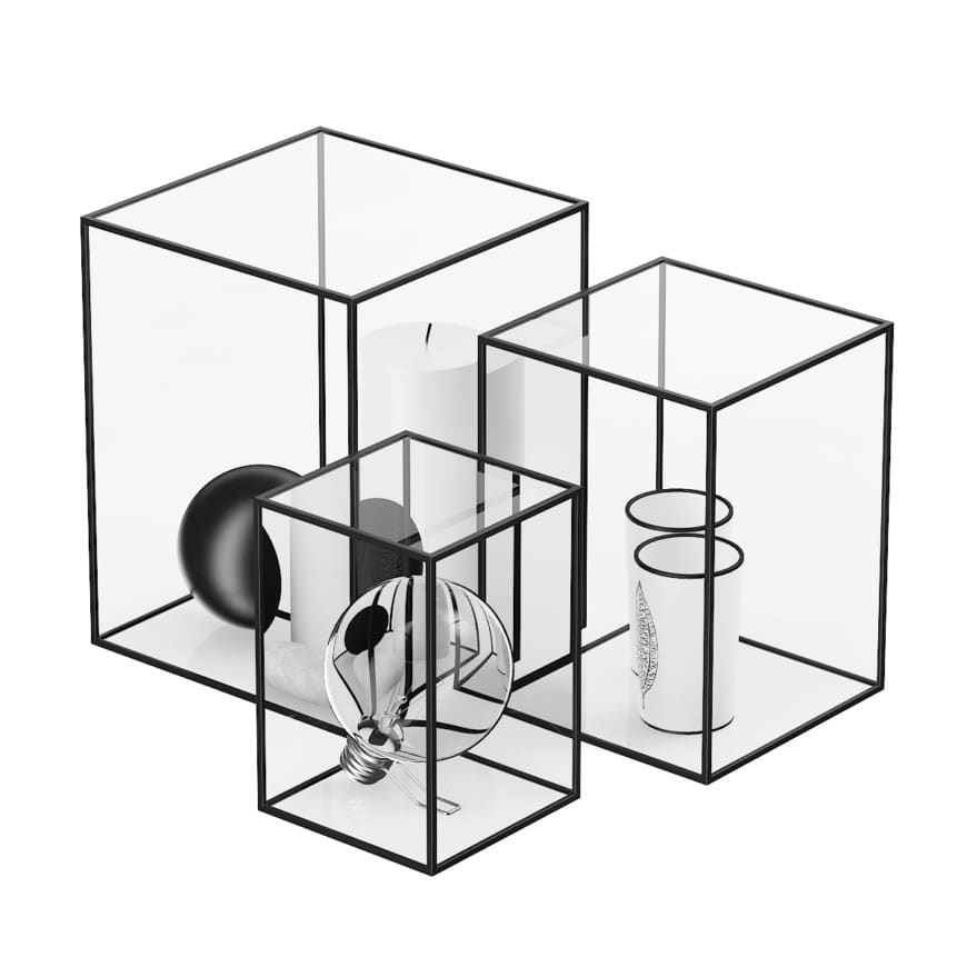 Decorative Glass Cubes