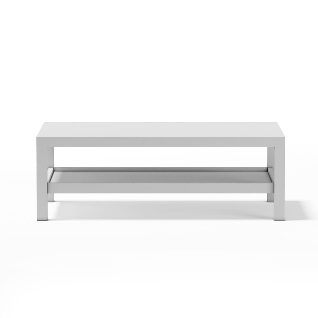White Rectangular Coffee Table 2002