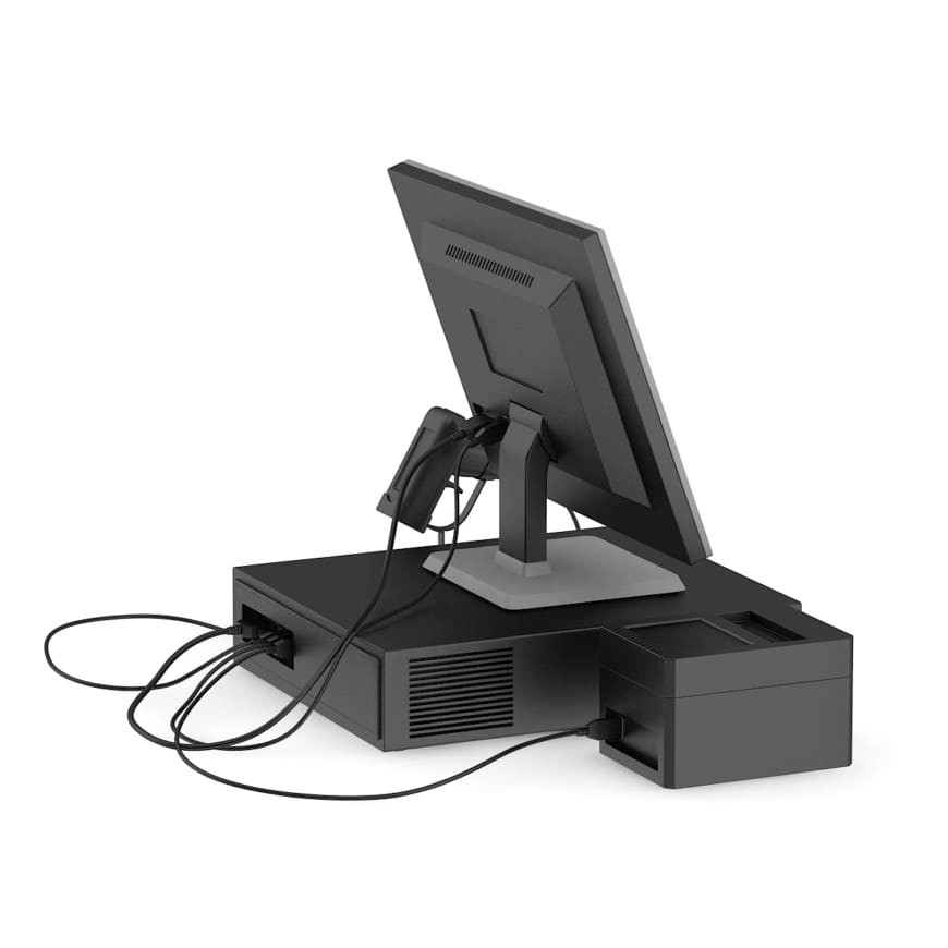 Cash Register with Scanner and Printer