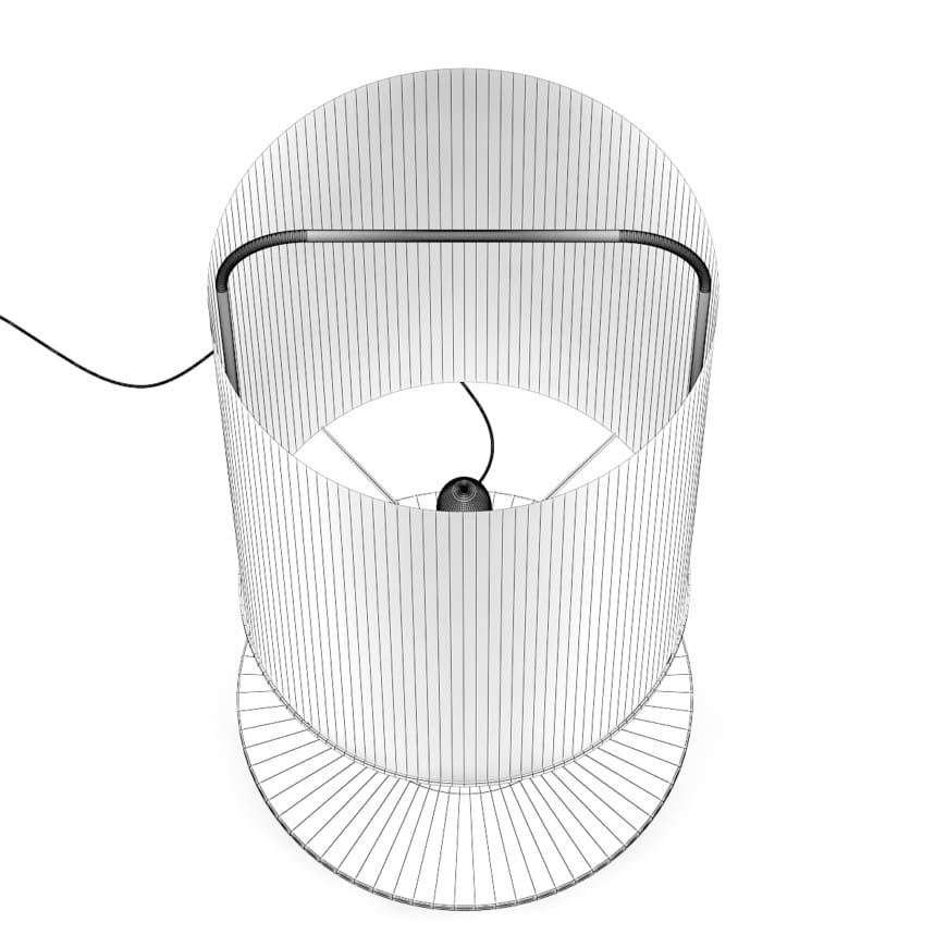 Large Round Floor Lamp