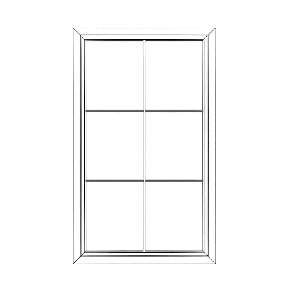 White Window (143.5 x 86.5 cm)