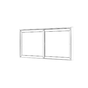 Metal Window (155 x 370cm)