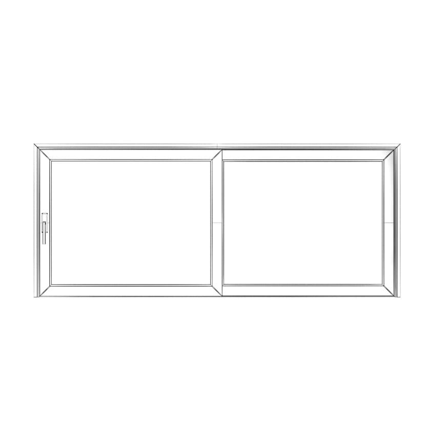 Metal Window (155 x 370cm)