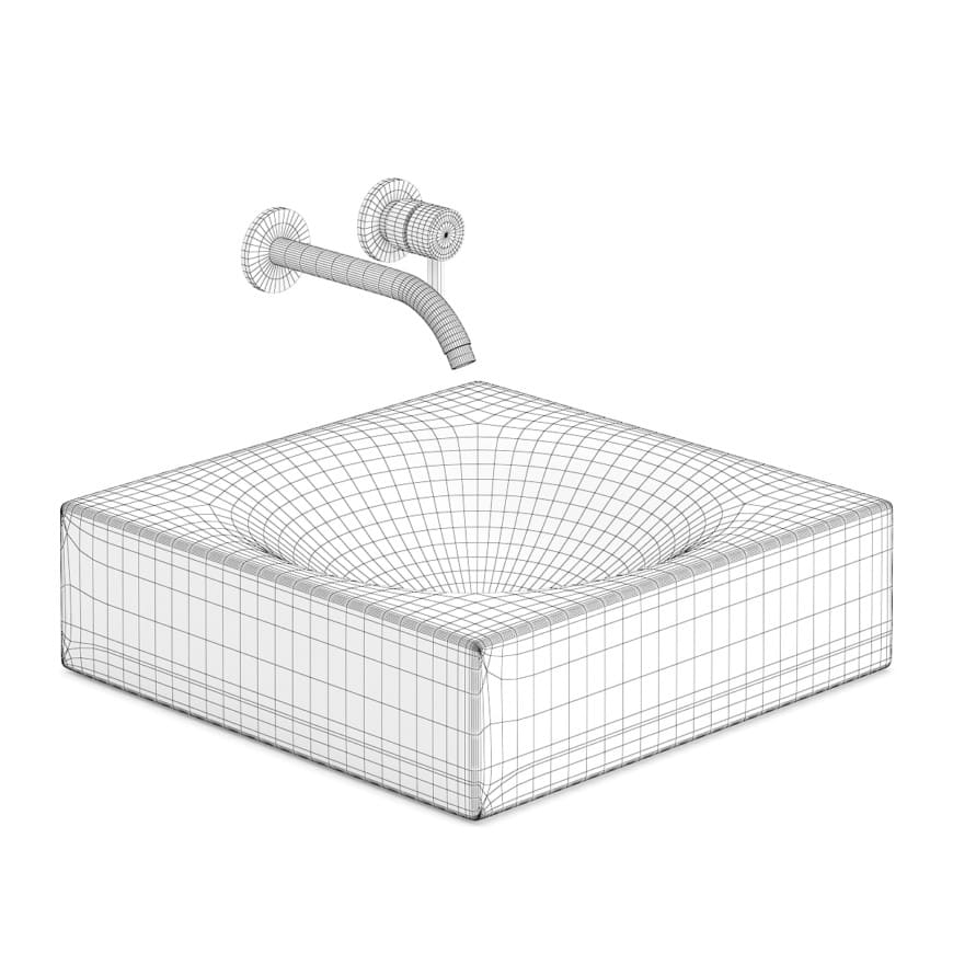 Modern Square Washbasin