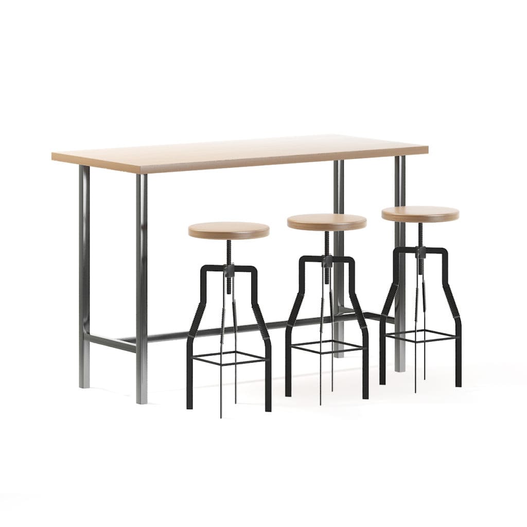 Bar Table with Stools