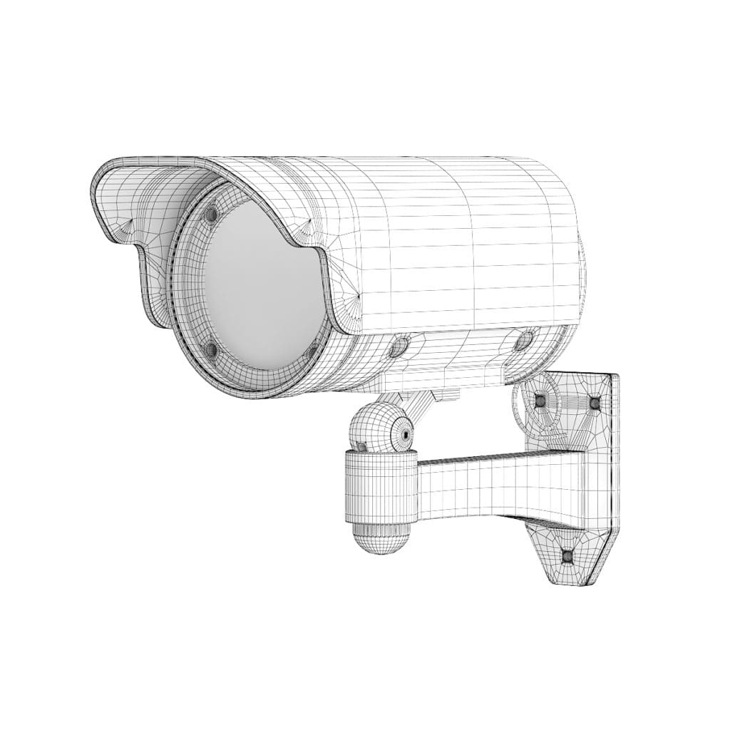 Security Camera 3D Model - CGAxis - 3D models, PBR, HDRI for your 3D ...