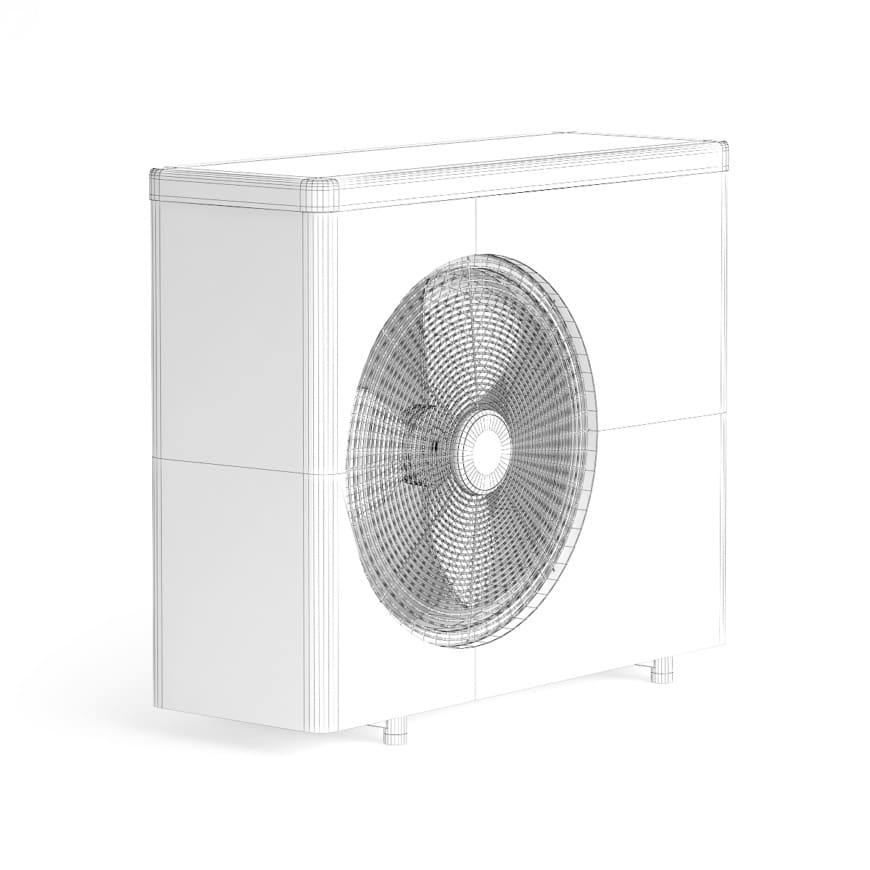 Air Conditioner 3D Model - CGAxis - 3D models, PBR, HDRI for your 3D ...