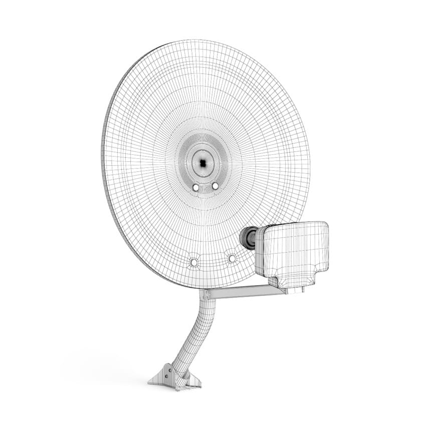 Satellite Dish 3D Model - CGAxis - 3D models, PBR, HDRI for your 3D ...
