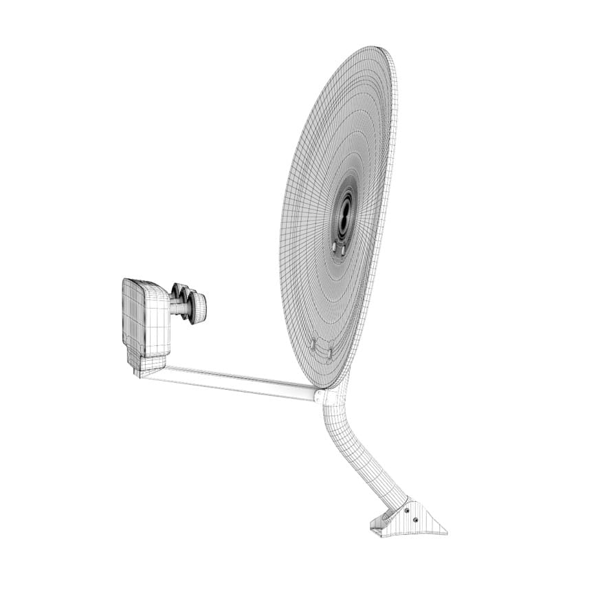 Satellite Dish 3D Model - CGAxis - 3D models, PBR, HDRI for your 3D ...
