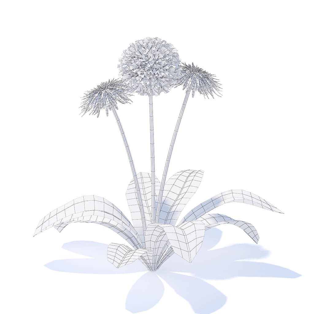 Sow-thistle 3D Model (9130) - CGAxis - 3D models, PBR, HDRI for your 3D ...