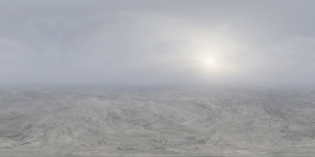 afternoon-foggy-snow-planes-HDRI-sky