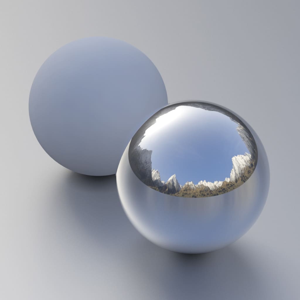 Early Midday Lake and Mountains HDRI Sky