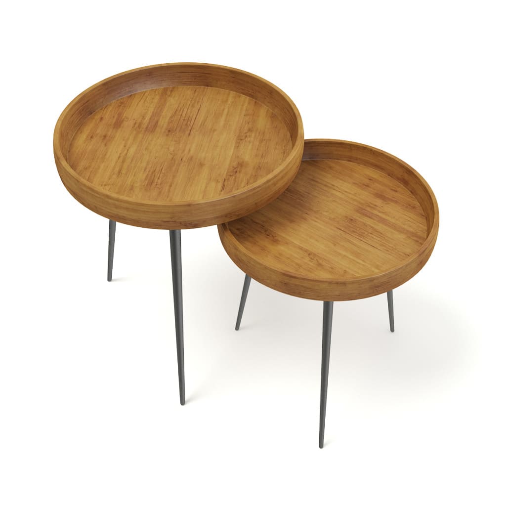 Two Small Tables 3D Model (9731) - CGAxis - 3D models, PBR, HDRI for ...