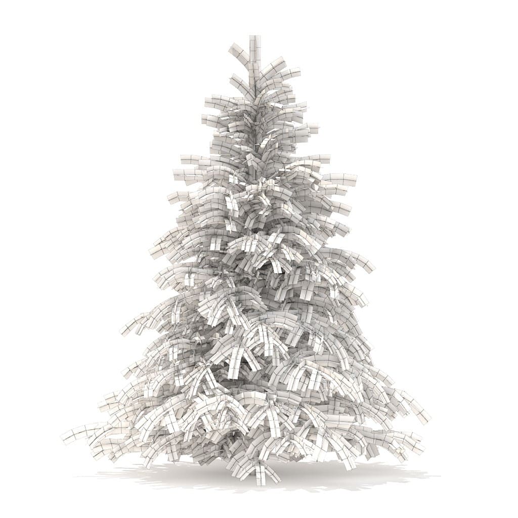 Spruce Tree 3D Model 2.3m