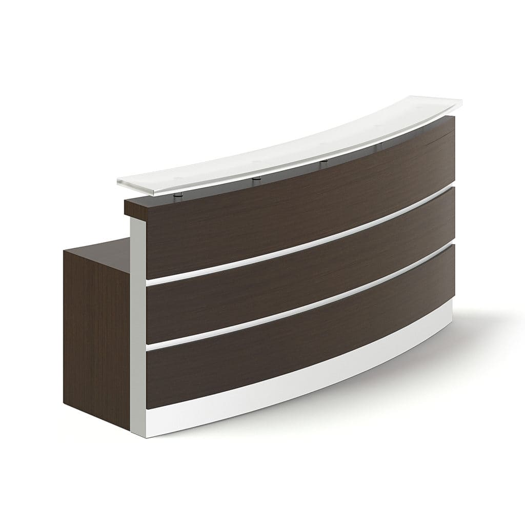 Rounded Reception Desk 3D Model