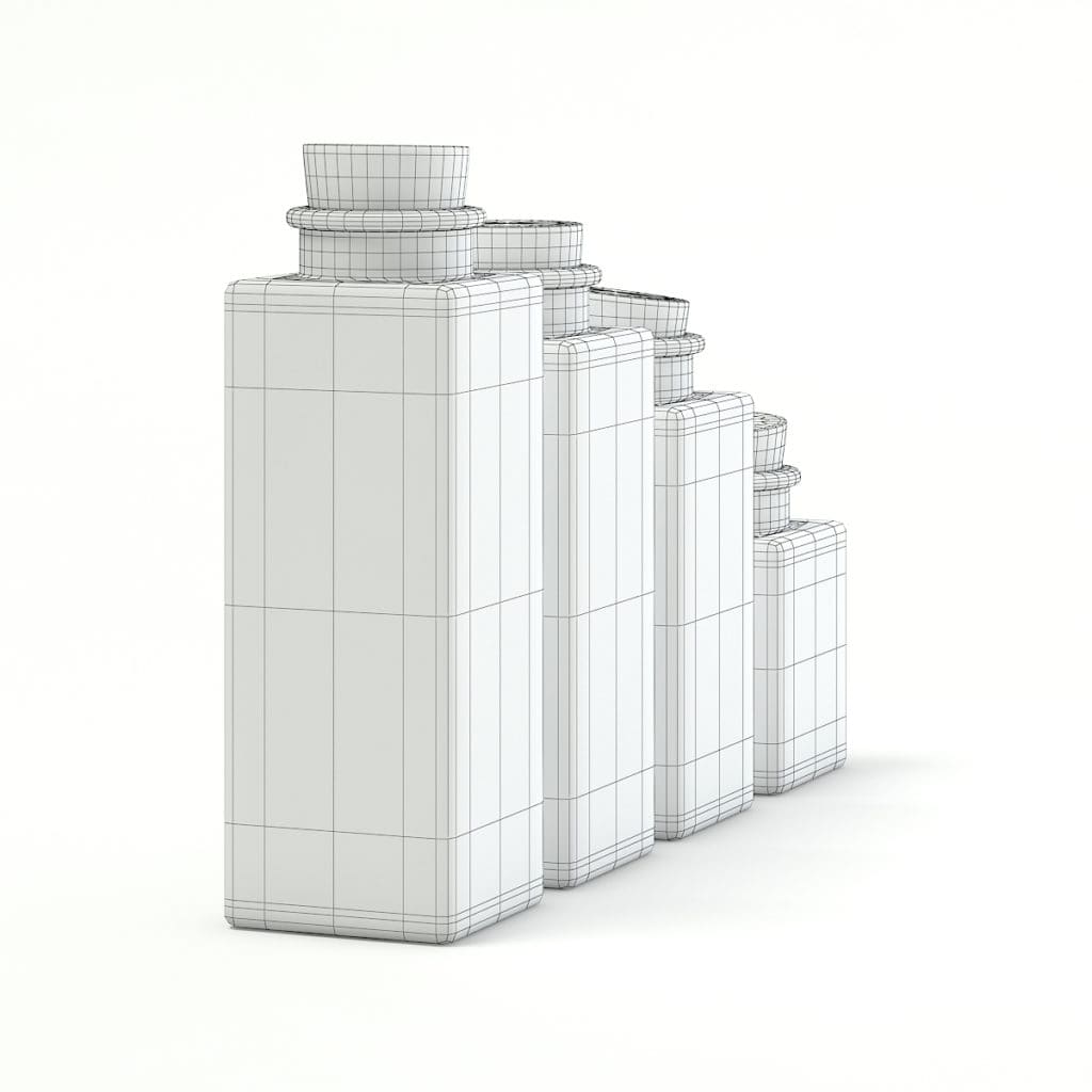 Spice Containers 3D Model