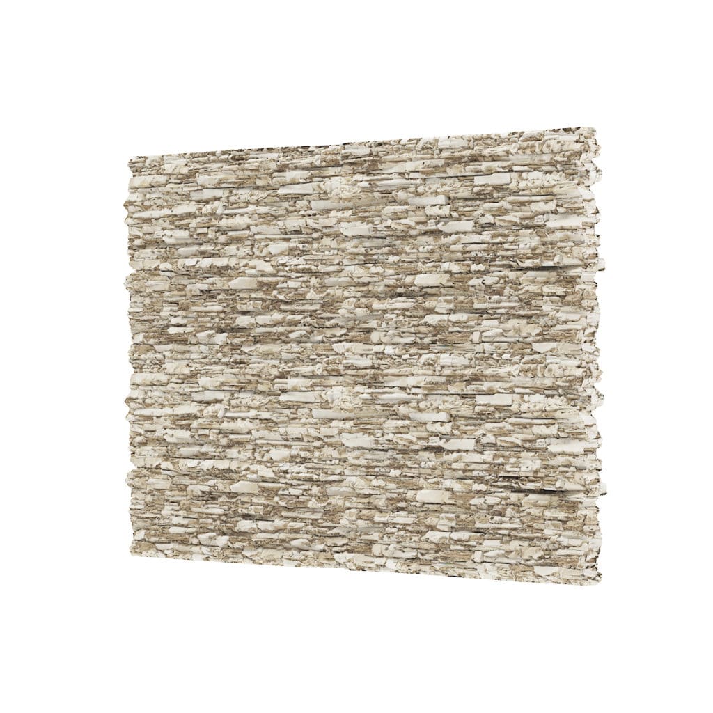 Stone Wall Panel 3D Model