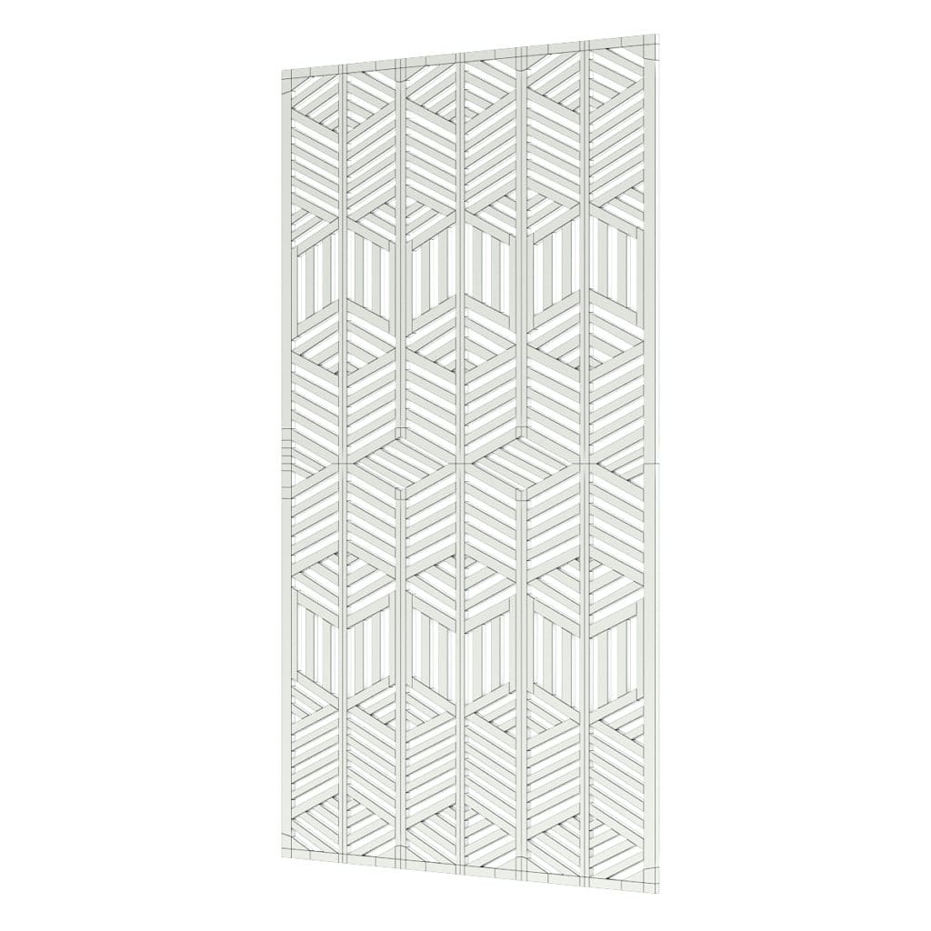 White Wall Panel 3D Model