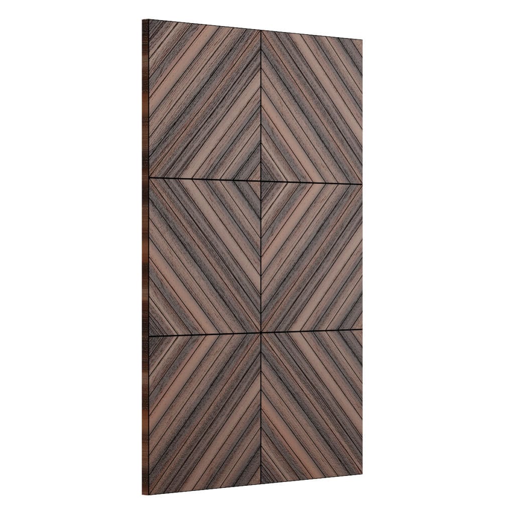 Wooden Wall Panel 3D Model