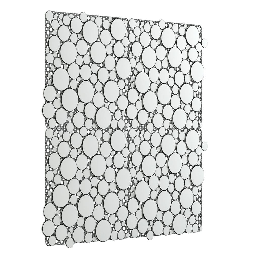 Shiny Metal Wall Panel 3D Model
