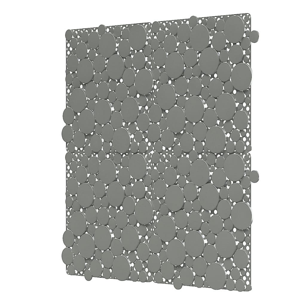 Shiny Metal Wall Panel 3D Model