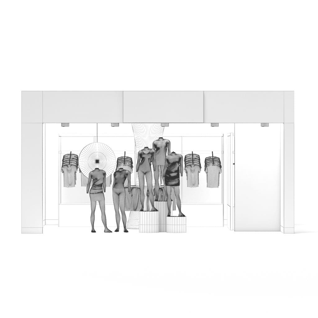 Women's Clothes Store 3D Model