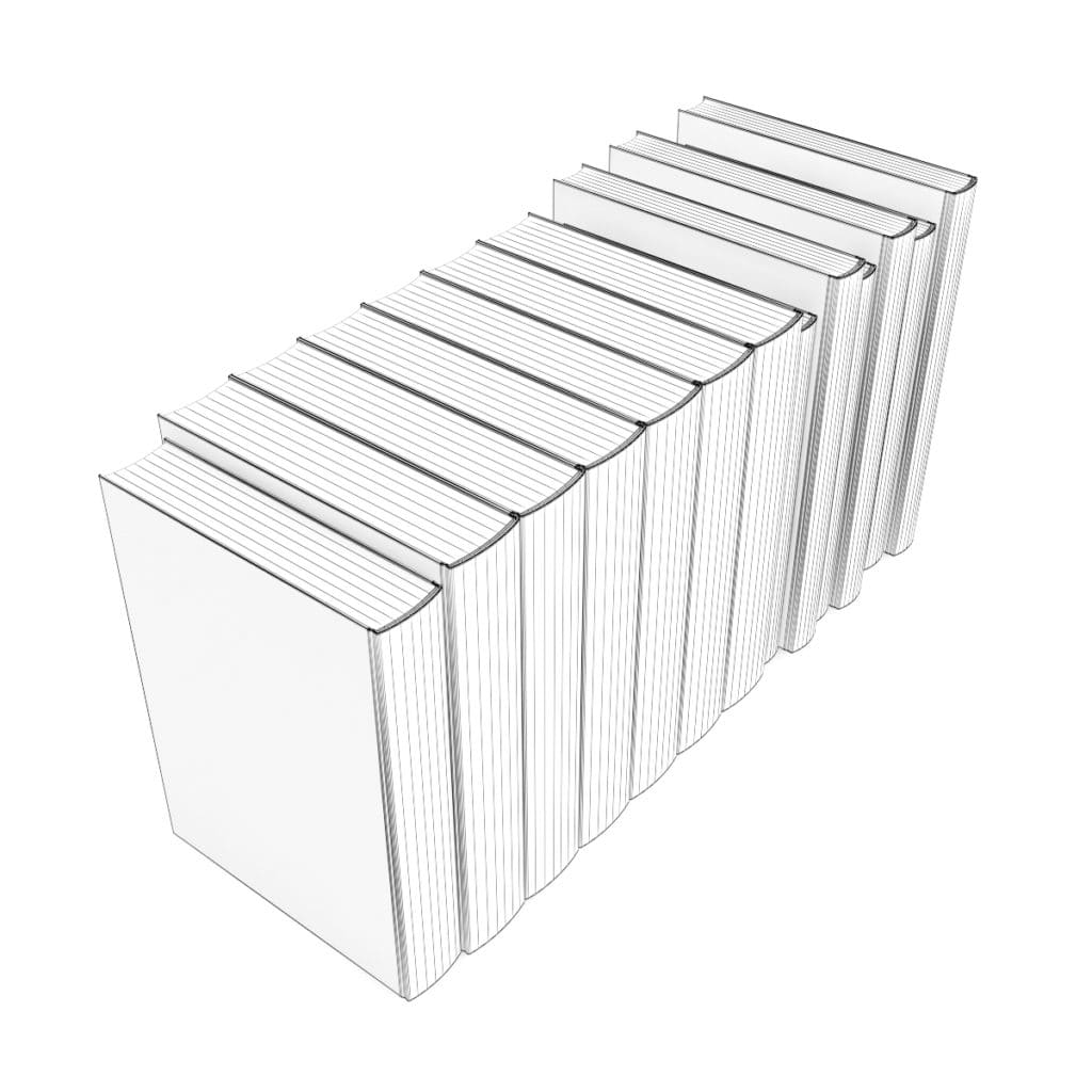 Books Set 03 - CGAxis - 3D models, PBR, HDRI for your 3D visualizations ...