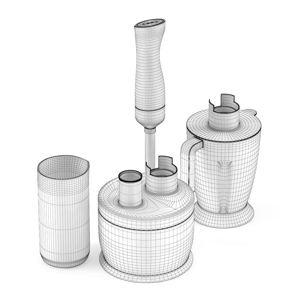 Immersion Blender with accessories