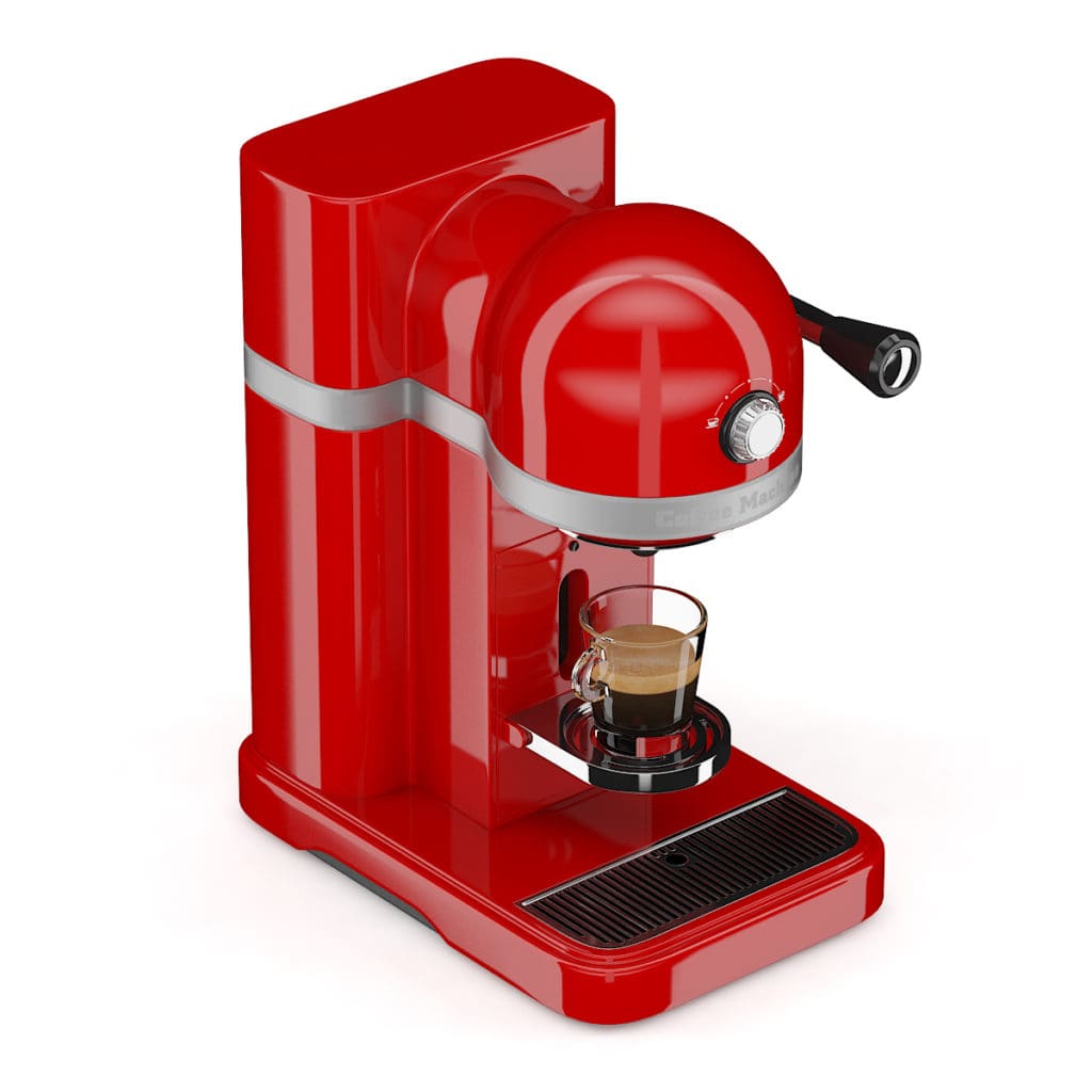 Red Espresso Machine