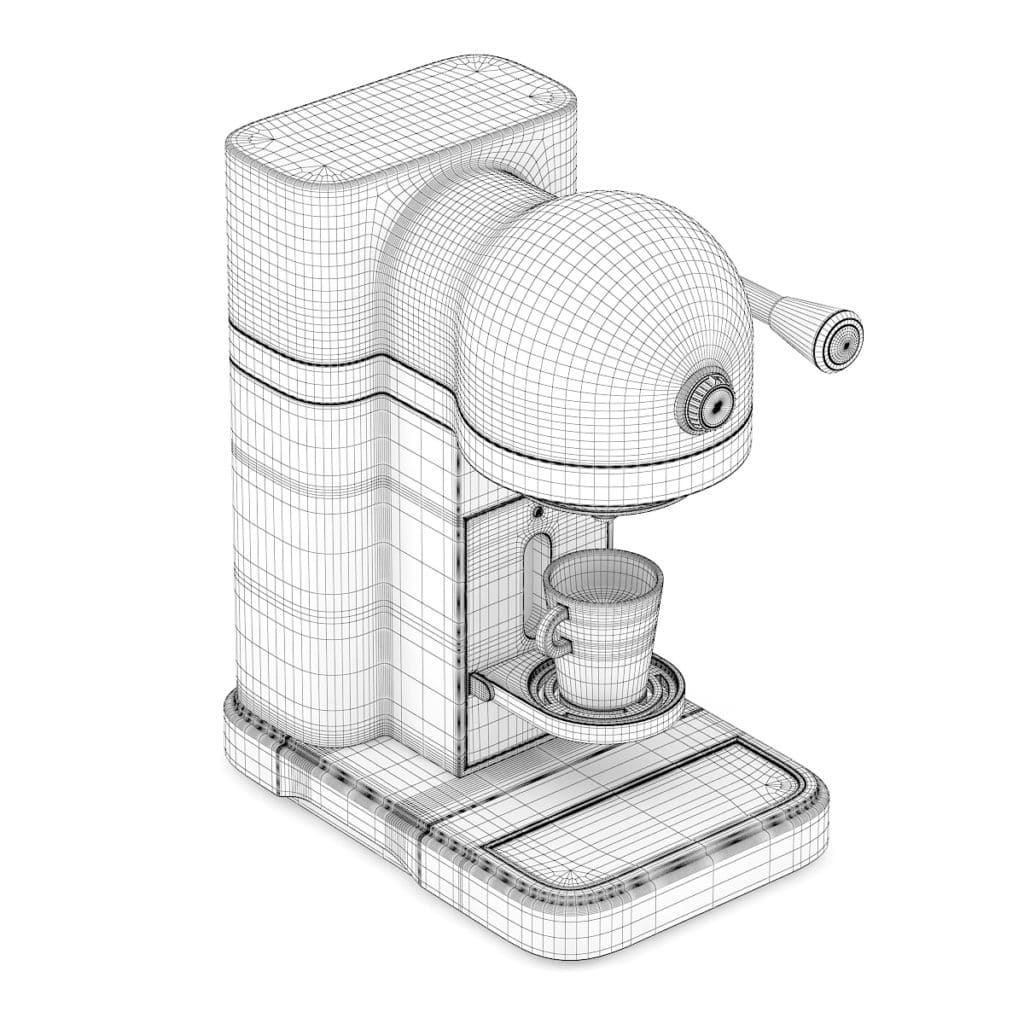 Red Espresso Machine