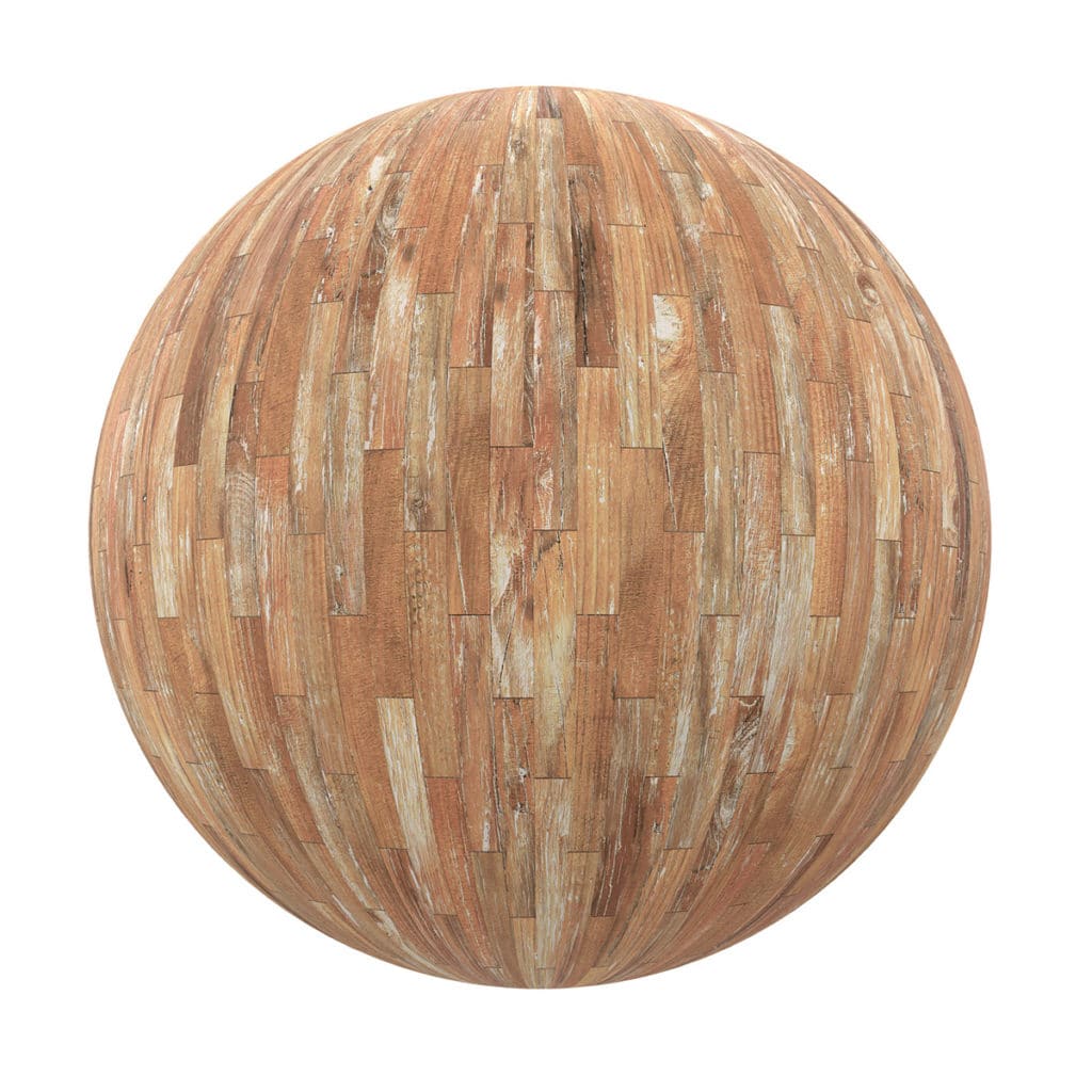 Old Wood Tiles PBR Texture