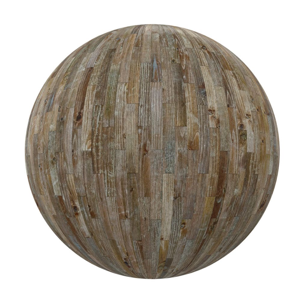 Old Wood Tiles PBR Texture