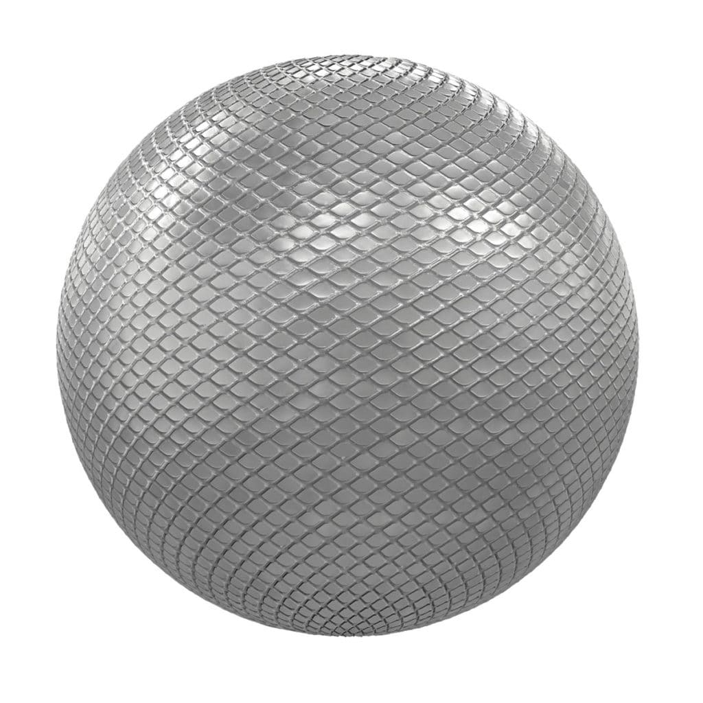 Patterned Shiny Metal PBR Texture