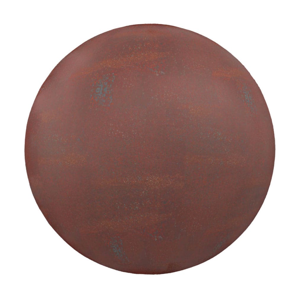 Red Painted Metal PBR Texture