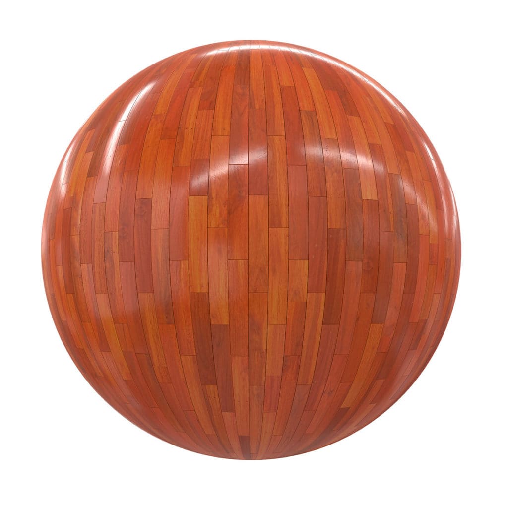 Shiny Wood Tiles PBR Texture