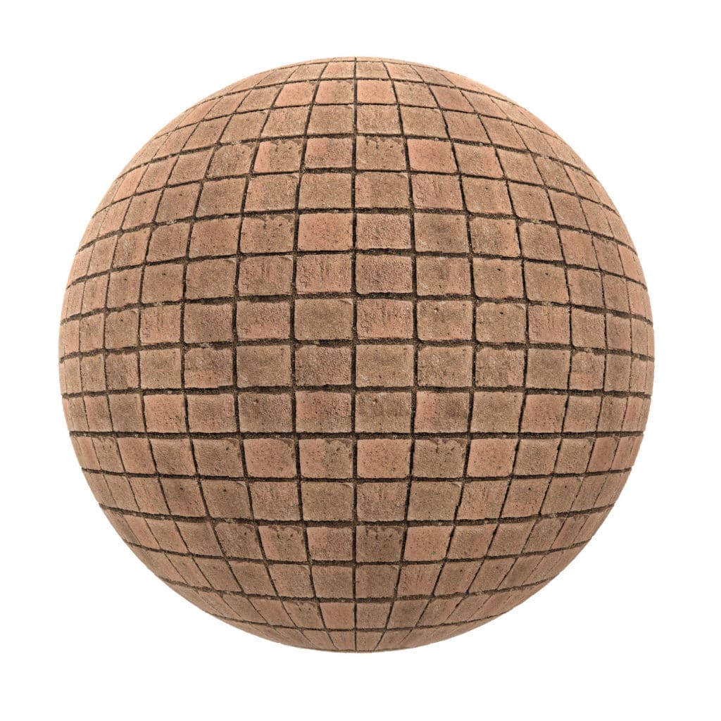 Brick Pavement PBR Texture