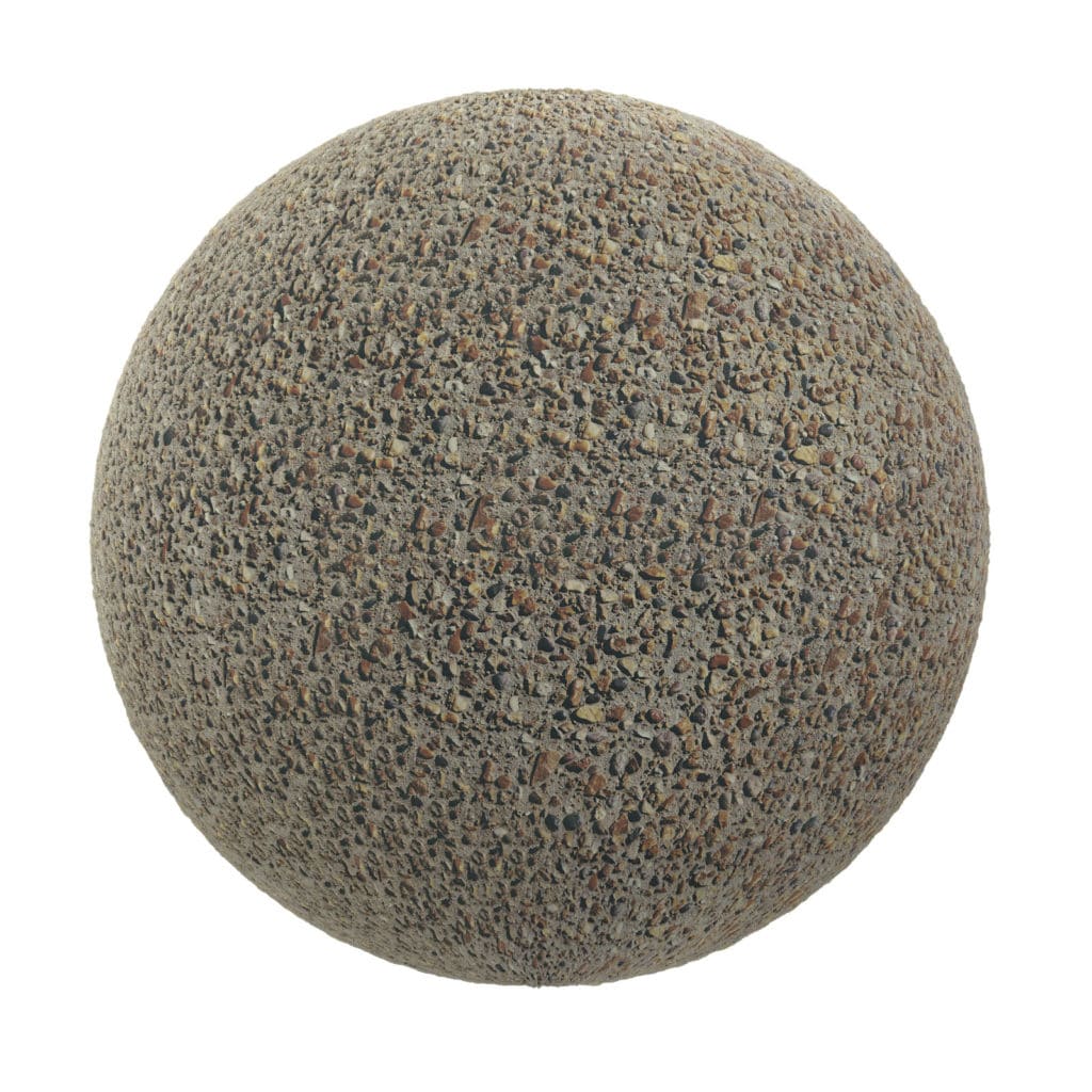 Gravel Pavement PBR Texture