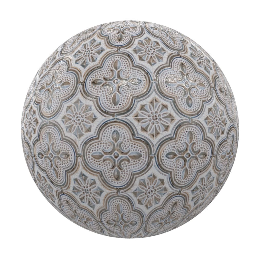 Patterned Tiles PBR Texture