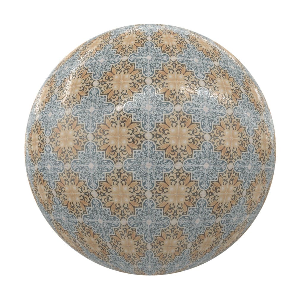 Patterned Tiles PBR Texture