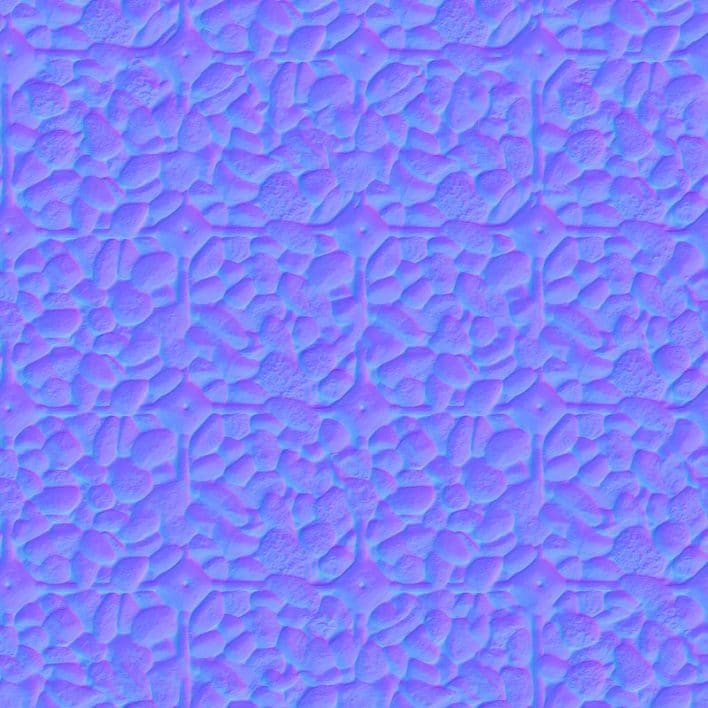 Pebble Pavement PBR Texture