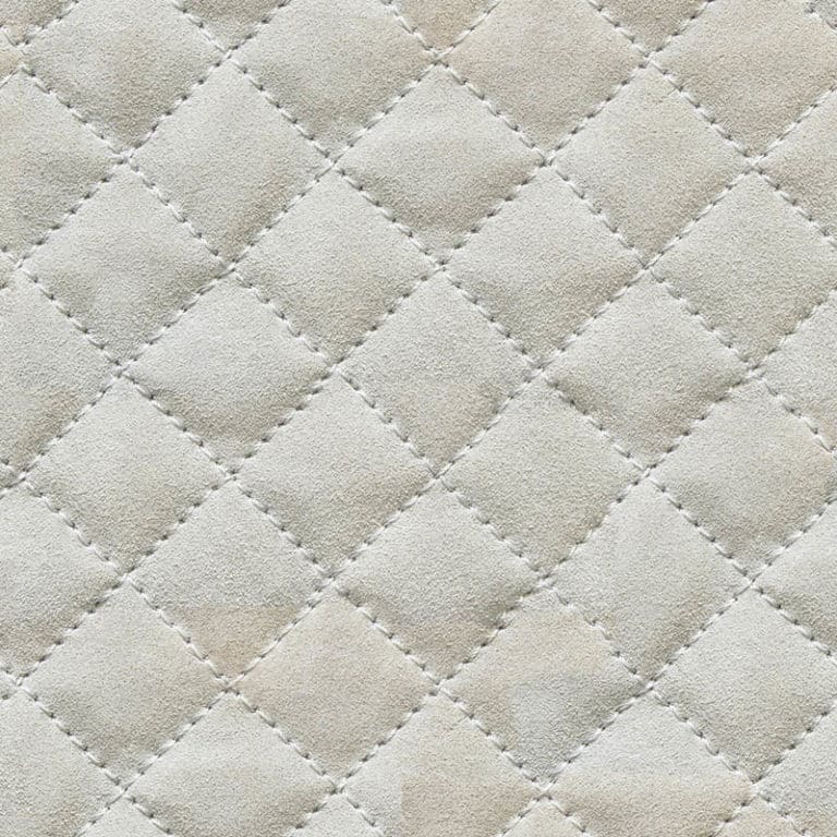 Quilted White Suede PBR Texture