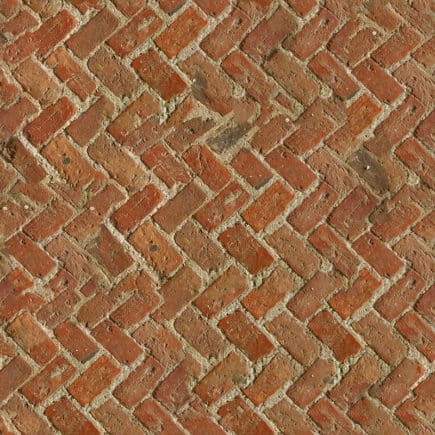 Red Brick Pavement PBR Texture