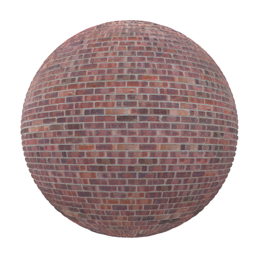 Red Brick Wall PBR Texture