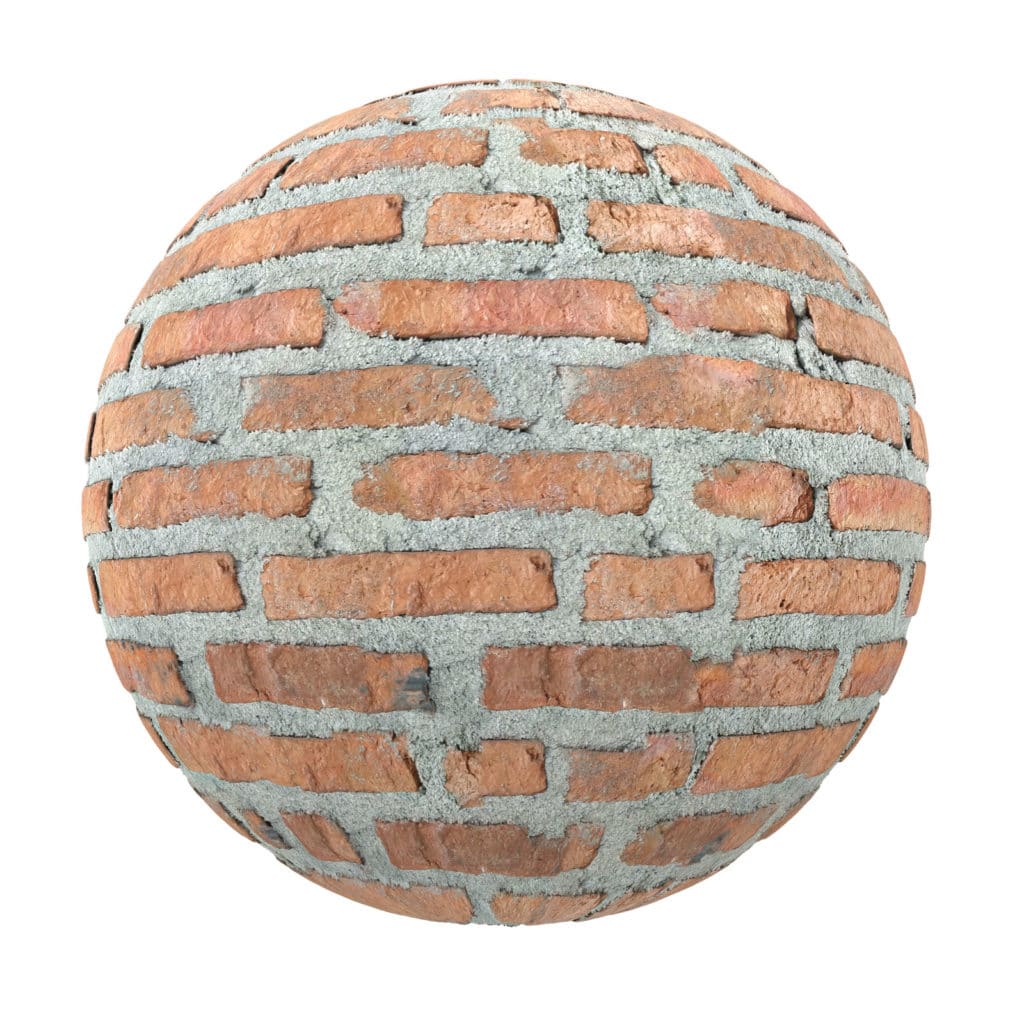 Red Brick Wall PBR Texture
