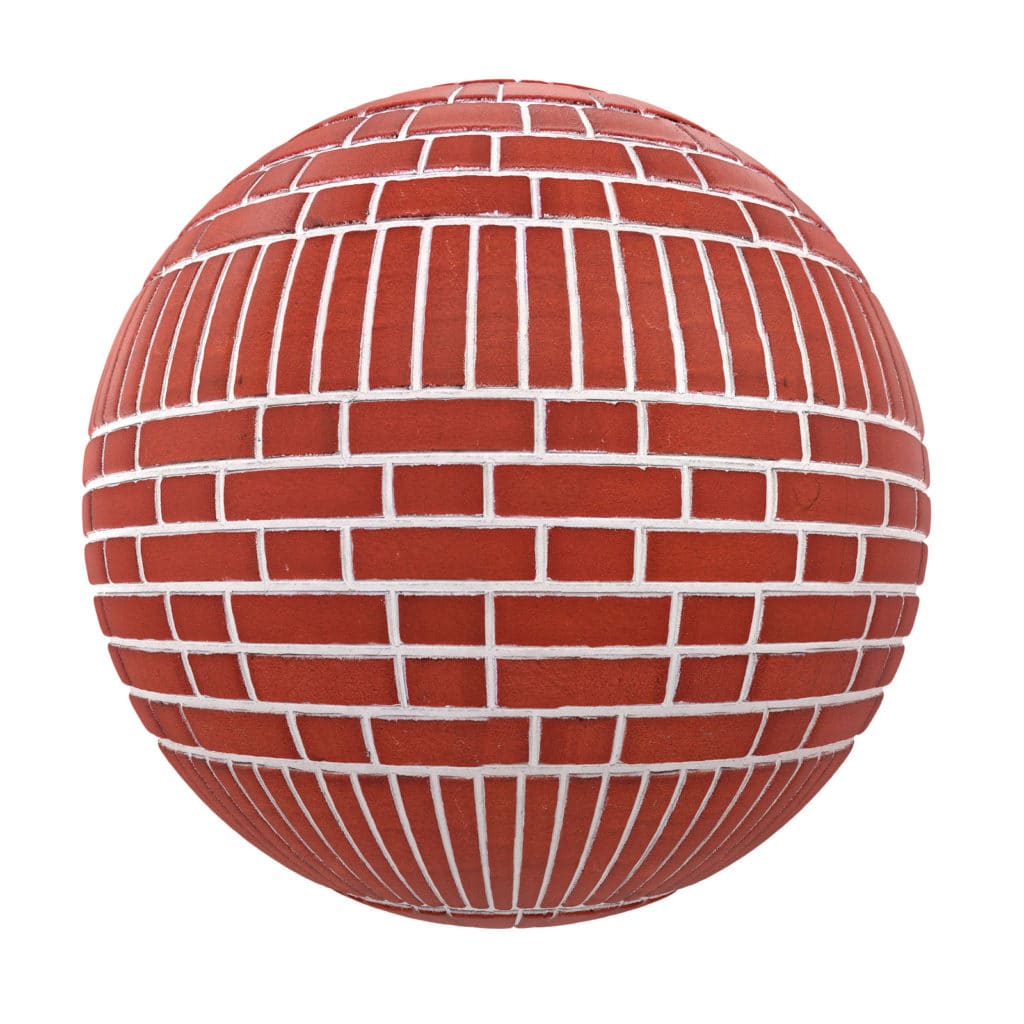 Red Brick Wall PBR Texture