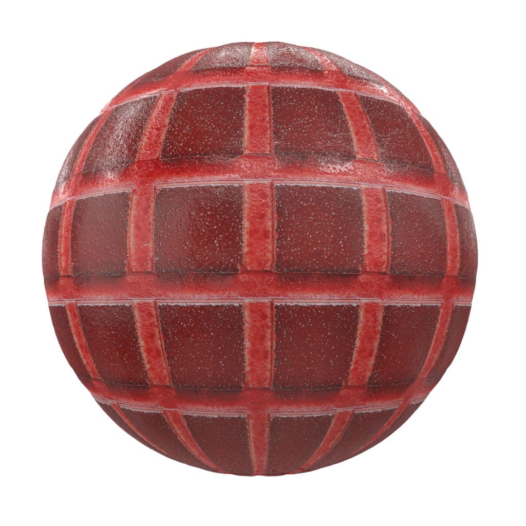 Red Tiles PBR Texture