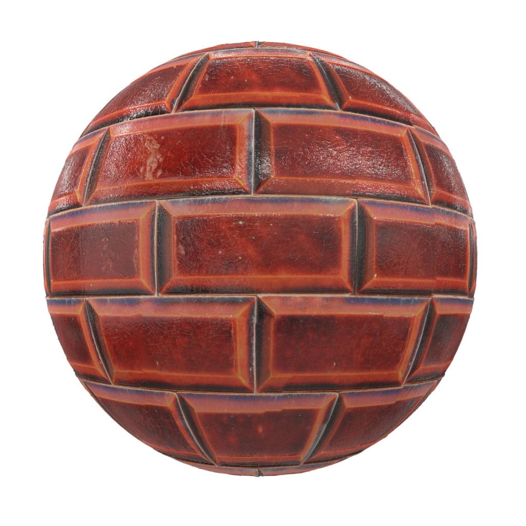 Red Tiles PBR Texture